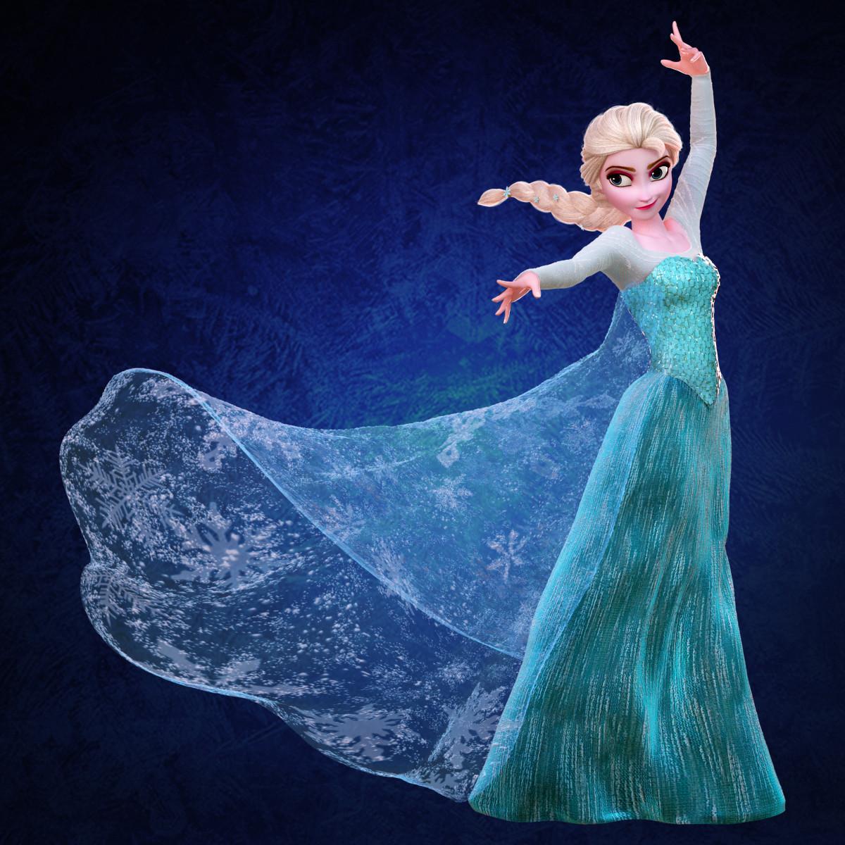 Elsa Aandb From Disney Frozen 3d Model Best Of 3d Models
